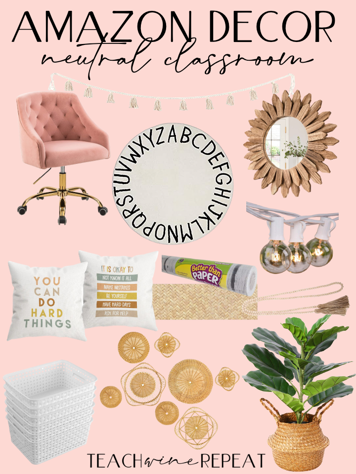 Amazon Classroom Decor: Neutral Classroom – Teach Wine Repeat